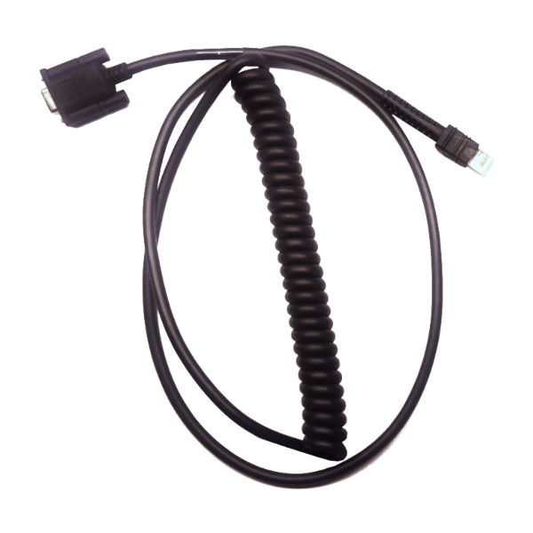 CABLE - RS232: DB9 FEMALE CONNECTOR,9 FT.(2.8M) COILED, POWER PIN 9 ...